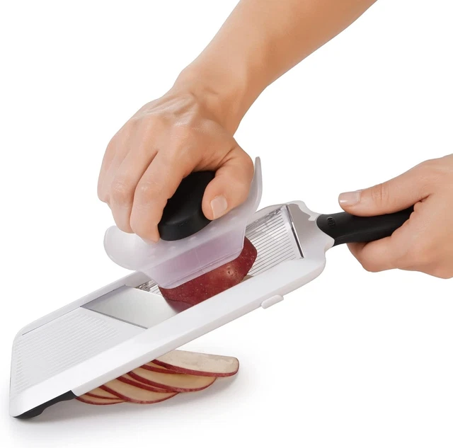 OXO GOOD GRIPS Handheld Mandoline Slicer White/Black £9.00 - PicClick UK