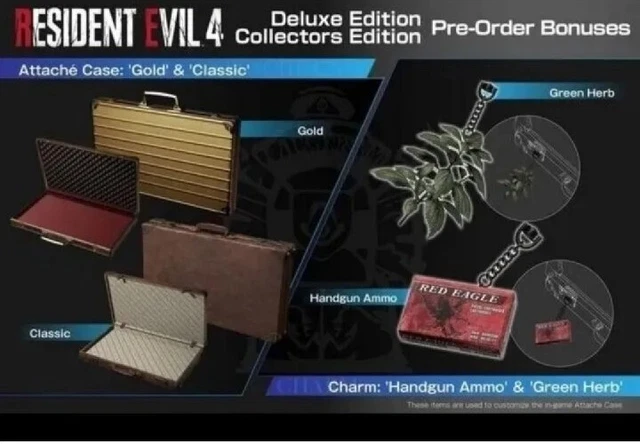 RESIDENT EVIL 4 Remake Bonus Preorder Dlc Code PS4 PS5 Europe (NO GAME ...