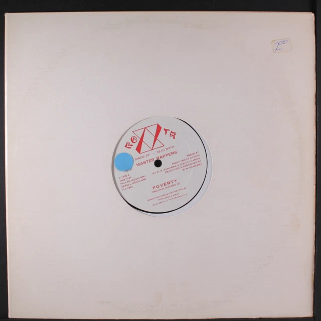 MASTER RAPPERS : pauvreté / instro ROTA 7" Single 45 tr/min EUR 33,10 ...