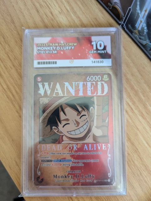 ST01-012 MONKEY.D.LUFFY (WANTED Poster) SP One Piece TCG Card OP03 ACE ...