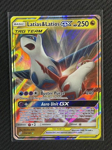POKÉMON CARD LATIAS & Latios GX S&M Team Up 2019 Holo Ultra Rare EUR 1,97 - PicClick IT