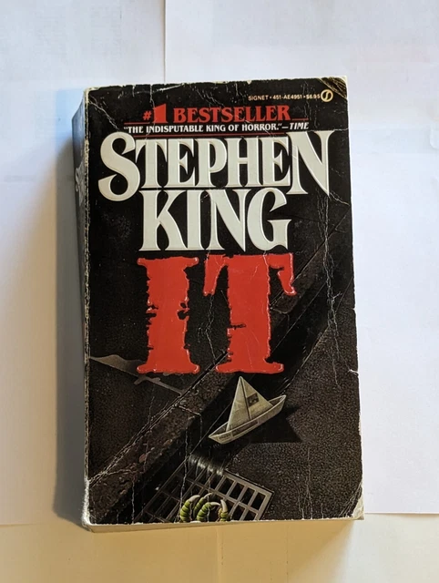 IT STEPHEN KING 1st Edition 1987 Signet Print Horror Novel, GOOD ...