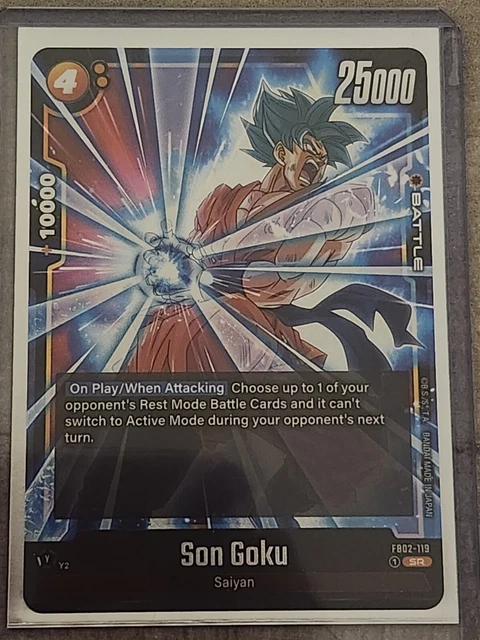 DRAGON BALL SUPER : Fusion World Son Goku FB02-119 SR aura flamboyante EUR 4,91 - PicClick FR