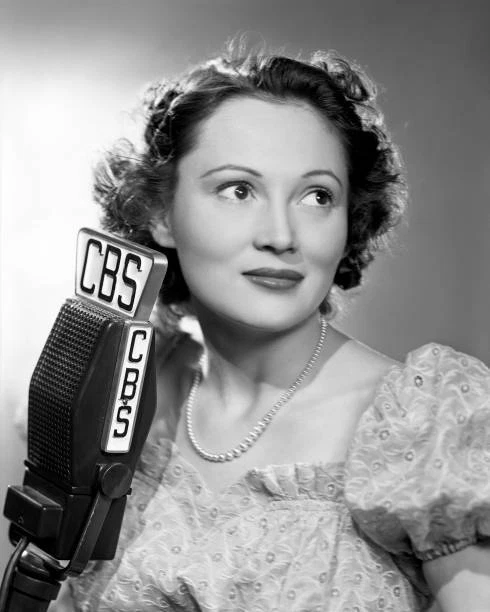 RADIO ACTRESS MARY Mason poses for a portrait in New York City M 1940s ...