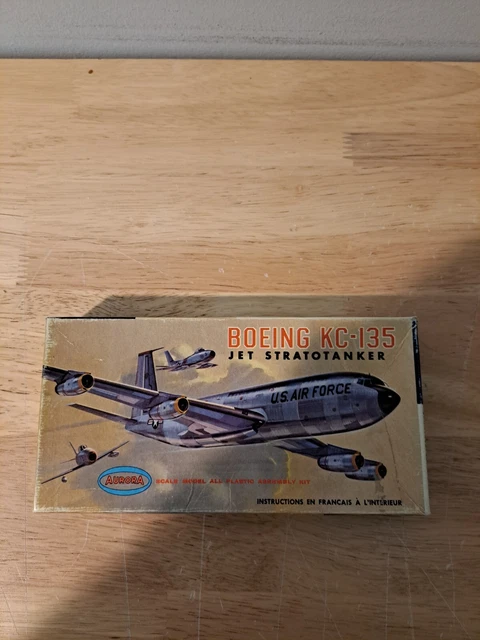 AURORA VINTAGE BOEING Kc 135 Jet Stratotanker Aircraft Model Kit # 296 ...