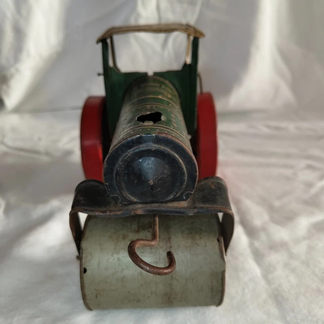 LOT DE DEUX rouleaux compresseur de deux modèles différents en tôle litographiée EUR 45,00 ...