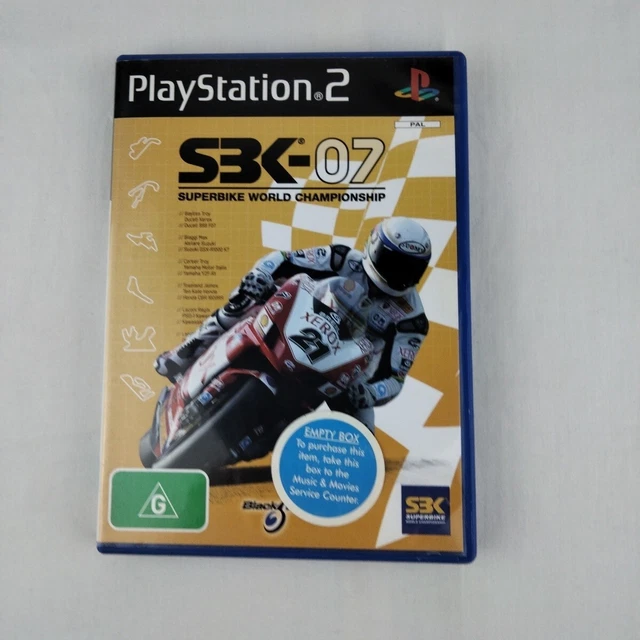 SBK-07 WORLD SUPERBIKE Championship PlayStation 2 PS2 PAL Game With Manual EUR 8,08 - PicClick FR