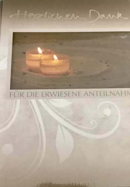 10 TRAUERKARTEN DANKSAGUNGSKARTEN Mit Umschlag, Danksagungen, Trauer ... 10 TRAUERKARTEN DANKSAGUNGSKARTEN Mit Umschlag, Danksagungen, Trauer ...