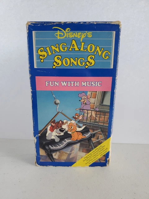 DISNEYS SING ALONG Songs Fun With Music VHS 1993 $8.11 - PicClick CA