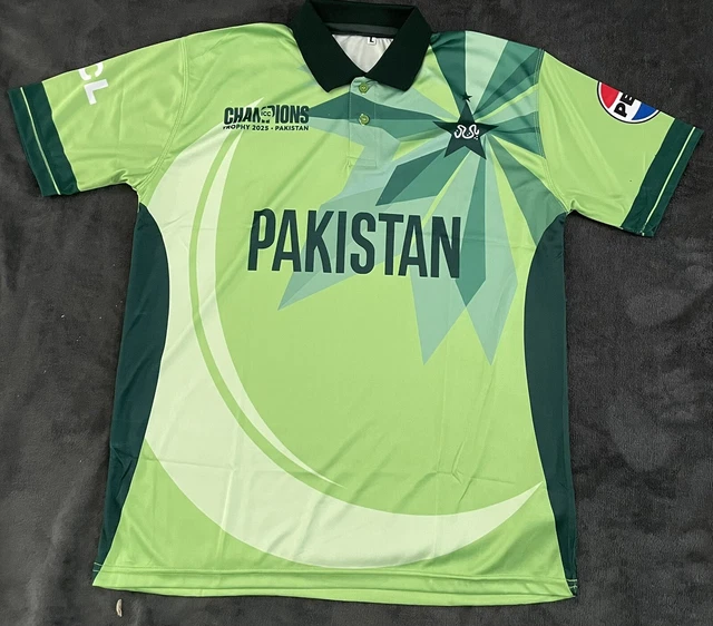 PAKISTAN CRICKET ICC Champions Trophy 2025 Jersey £17.87 - PicClick UK