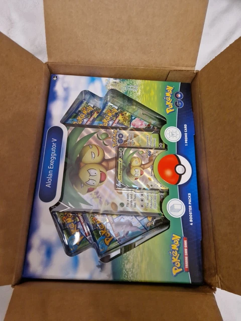 6X POKEMON GO Alolan Exeggutor V Collection Boxes Sealed Cards £89.99 ...