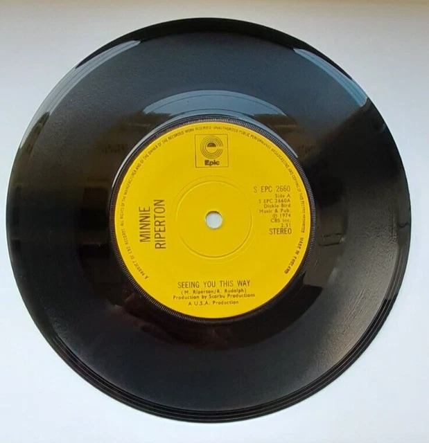 MINNIE RIPERTON - Seeing You This Way 7" Vinyl Single Epic 1974 EUR 2,91 - PicClick IT