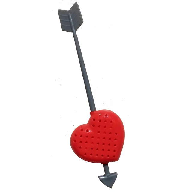 TEA INFUSER FILTER for Loose 16cm Long Heart Shape With Cupid's Love ...