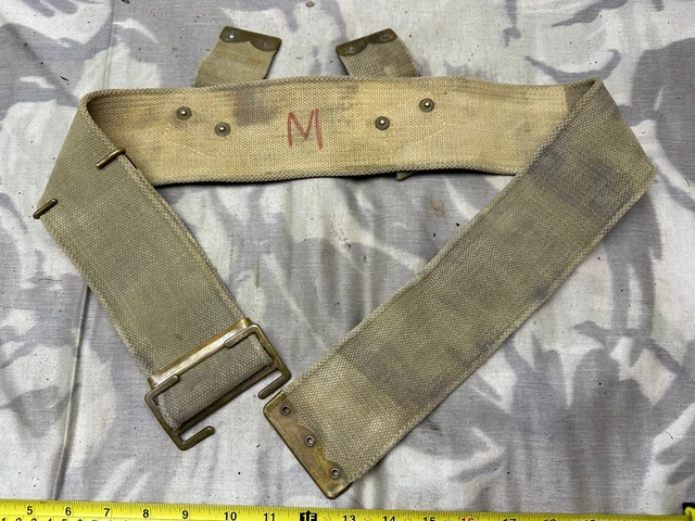 ORIGINAL WW1 BRITISH Army 08 Pattern Webbing Belt 42" Waist £70.00 ...