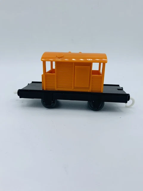 THOMAS & FRIENDS Trackmaster Cargo Caboose Staffords Brake Van Orange £ ...