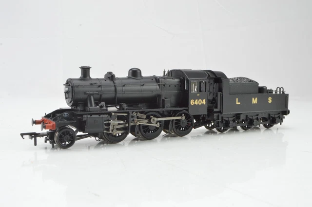 BACHMANN OO GAUGE - 32-827 LMS Black Ivatt CLass 2 2-6-0 No.6404 Steam ...