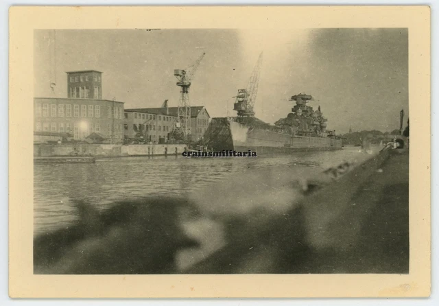 ORIG. FOTO SCHLACHTSCHIFF SCHARNHORST im Hafen Kiel 1942 Panzerschiff Tarn EUR 143,00 - PicClick DE