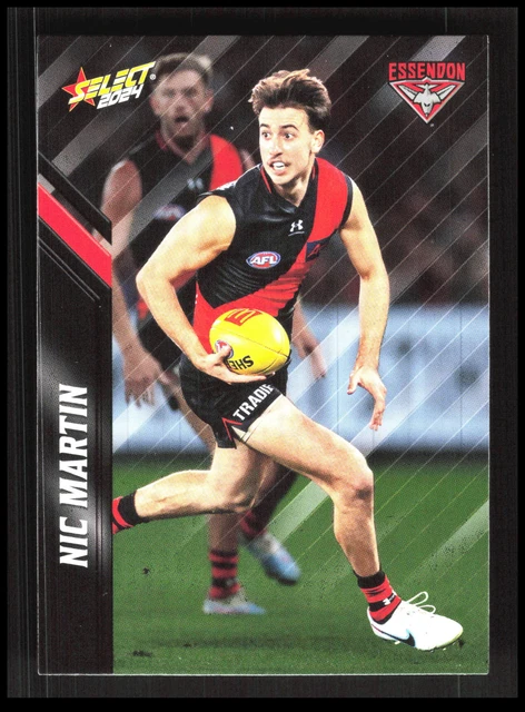 AFL 2024 SELECT Essendon Nic Martin 44 Card CB-1-4-B-10 EUR 1,67 ...