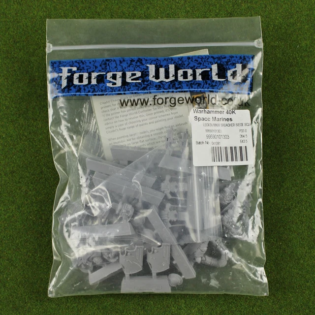 FORGE WORLD WARHAMMER 40K Space Marine Legion MkIII Breacher Siege ...