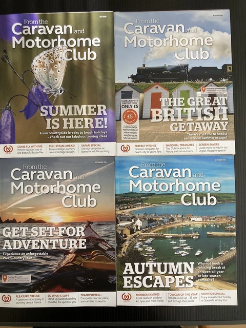 CARAVAN & MOTORHOME Club Magazine X 4 July - October 2024 £7.99 ...
