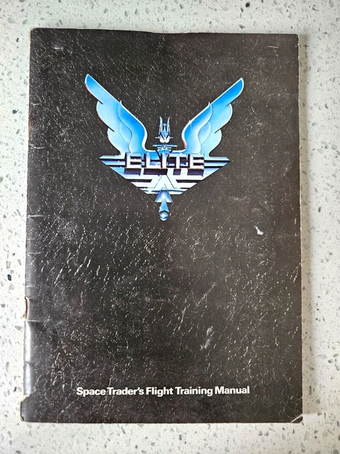 ACORNSOFT COMPUTER ELITE SPACE TRADERS FLIGHT MANUAL 1984 Electron 1st ...
