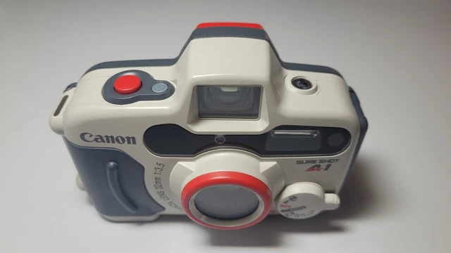 CANON SURE SHOT A1 Panorama Date 35mm Waterproof Film Camera W/ 32mm 1: ...