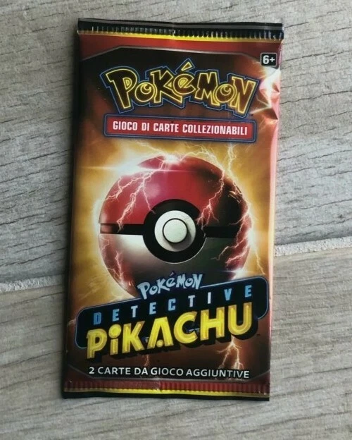 POKEMON CARD DETECTIVE Pikachu Bustina Sigillata 2 Carte Sealed ITA ...
