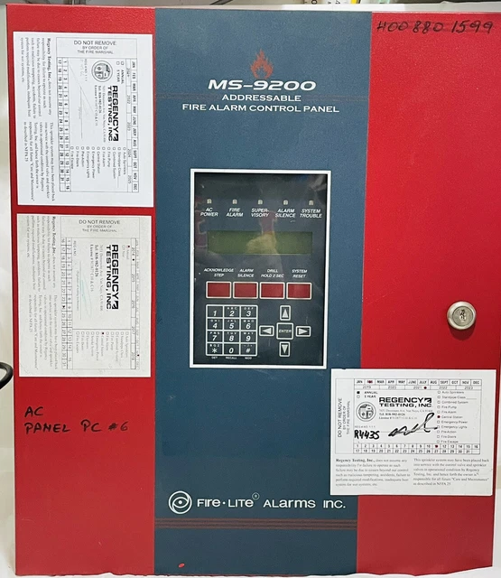 FIRE-LITE MS-9200 ADDRESSABLE Fire Alarm Control Panel £726.91 ...