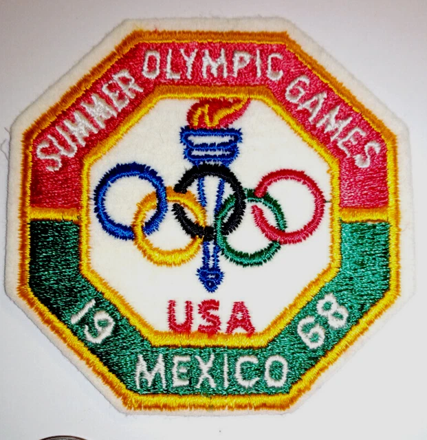 1968 MUNICH MEXICO Summer Olympic Games Team USA Patch Badge Crest $24. ...