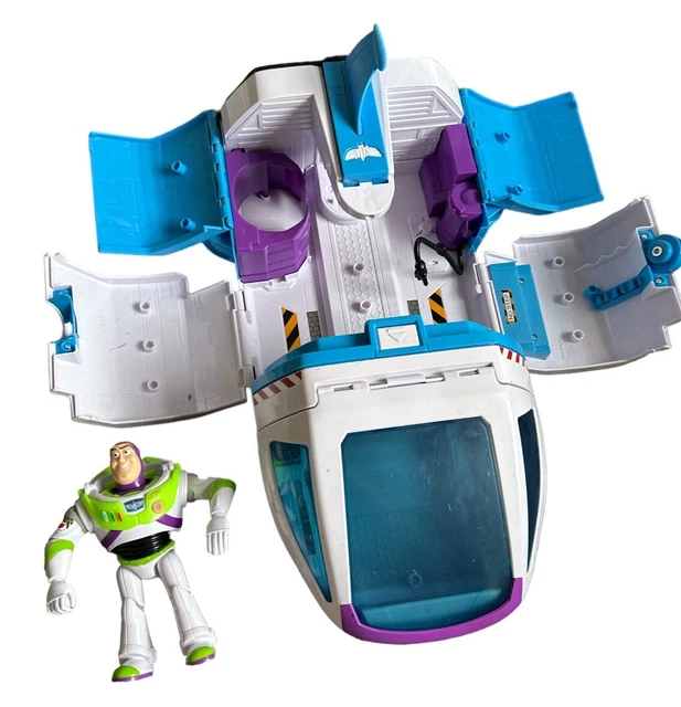 DISNEY PIXAR TOY Story Buzz Lightyear Star Command Spaceship With ...