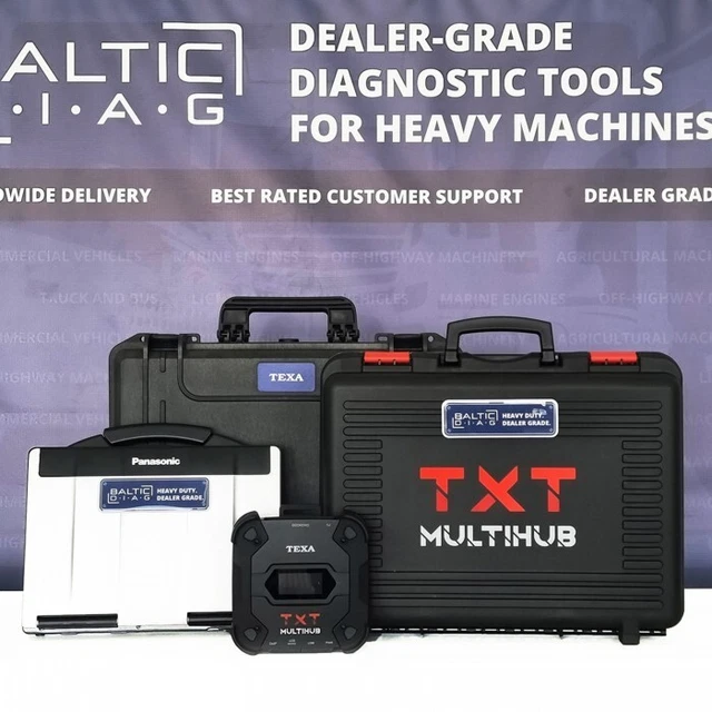 TEXA TRUCK DIAGNOSTICS Txt Multihub Scanner Idc5 With Obd2 Cable And ...