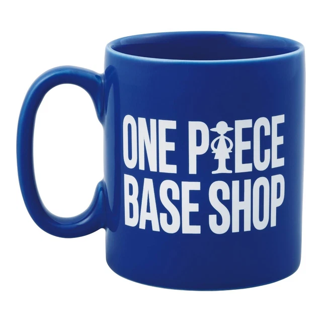 ONE PIECE BASE SHOP Ceramic LOGO Mug Straw Hat Pirates Jolly Roger ...