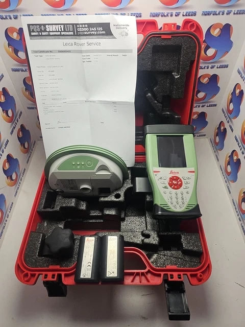 LEICA GPS GS08 plus+ und CS10 Controller gewartet 4/25 inkl MwSt #14 ...