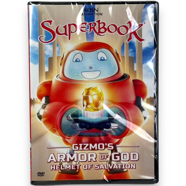 CBN ANIMATION DVD Superbook Gizmo’s Armor of God Helmet of Salvation ...