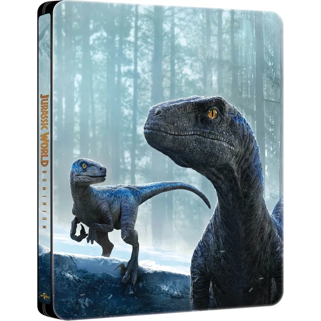 JURASSIC WORLD: DOMINION Steelbook (4K UHD Blu-ray) Sam Neill Omar Sy ...