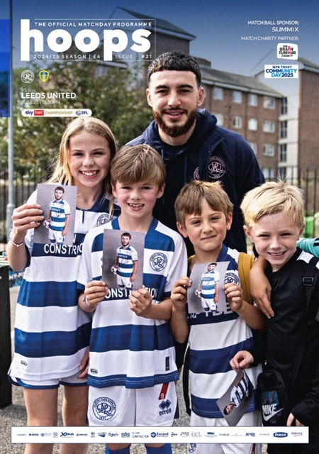 QPR V LEEDS United: 15/03/2025: EFL Championship: Programme *PRE-ORDER ...