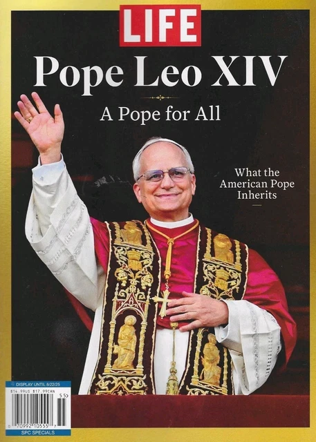 POPE LEO XIV- A Pope For All- Life Magazine- BRAND NEW £10.29 - PicClick UK