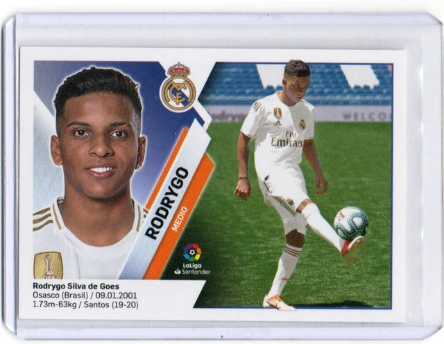 RODRYGO REAL MADRID Panini La Liga Este 2019/20 Sticker #11B Rookie ...