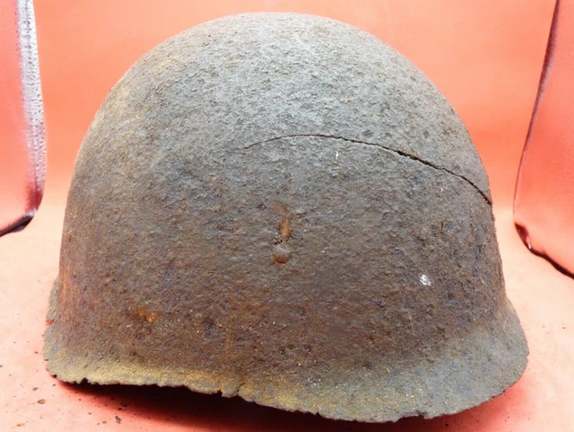 ORIGINAL WW2 RUSSIAN Front Relic Ssh40 Russian Combat Helmet -Heavy ...