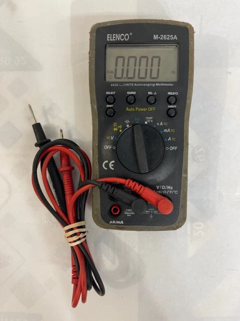 ELENCO M-2625A AUTO RANGING DIGITAL MULTIMETER (me) (PBR090011) EUR 33 ...