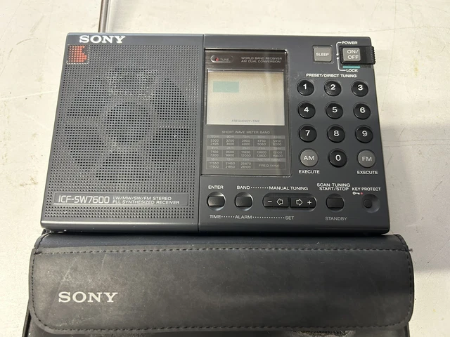 SONY ICF-SW7600G WORLD Band Reciever FM Stereo SW MW LW Radio £2.20 - PicClick UK