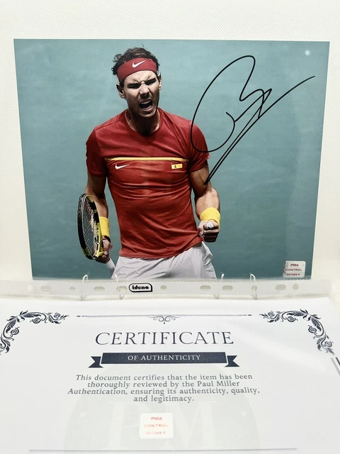 RAFAEL NADAL SPAIN Signed Photo Autograph 8X10 Hand Signed Original Coa ...
