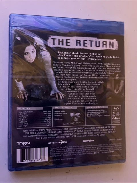 THE RETURN 2005 Rare UK Blu Ray Sealed Sarah Michelle Gellar Horror ...
