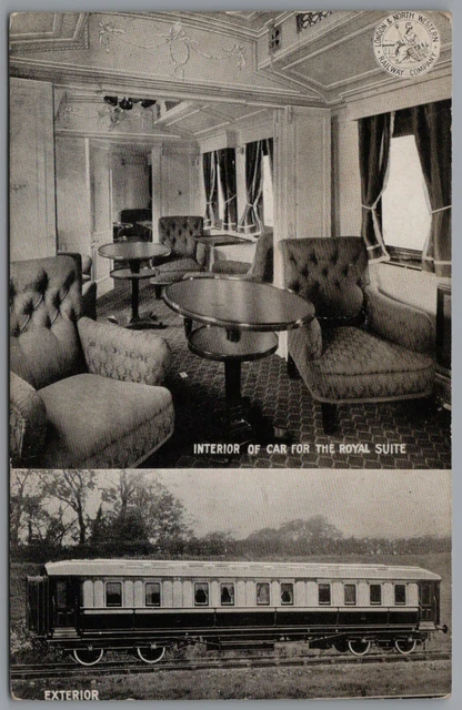 LNWR RAILWAY ROYAL Suite Train Carriage c1905 Vintage Edwardian ...