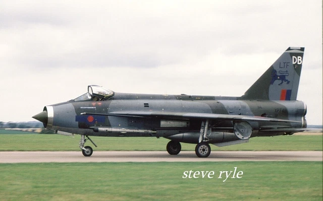 MILITARY AIRCRAFT SLIDE - Lightning F.3 Raf Xp749 Db - 1983 - Original ...