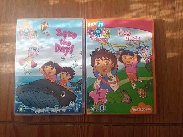 2 X DORA The Explorer DVD's. Meet Diego and Save The Day. £2.00 ...