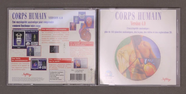 CORPS HUMAIN VERSION 4 (Human Body) (1998,French,Learning Company,CD ...