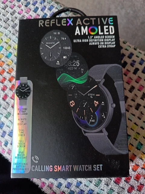 REFLEX ACTIVE AMOLED Ra42-2208 Smart Watch Set £21.49 - PicClick UK