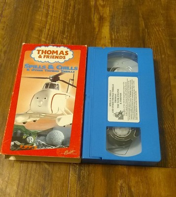 THOMAS THE TANK Engine & Friends VHS Tape Spills and Chills - Blue Tape ...