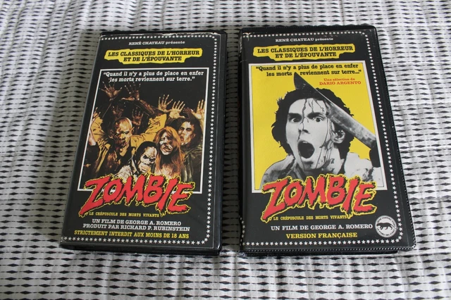 2 VHS HORREUR Rene Chateau Zombie Vf Et Vo EUR 25,50 - PicClick FR